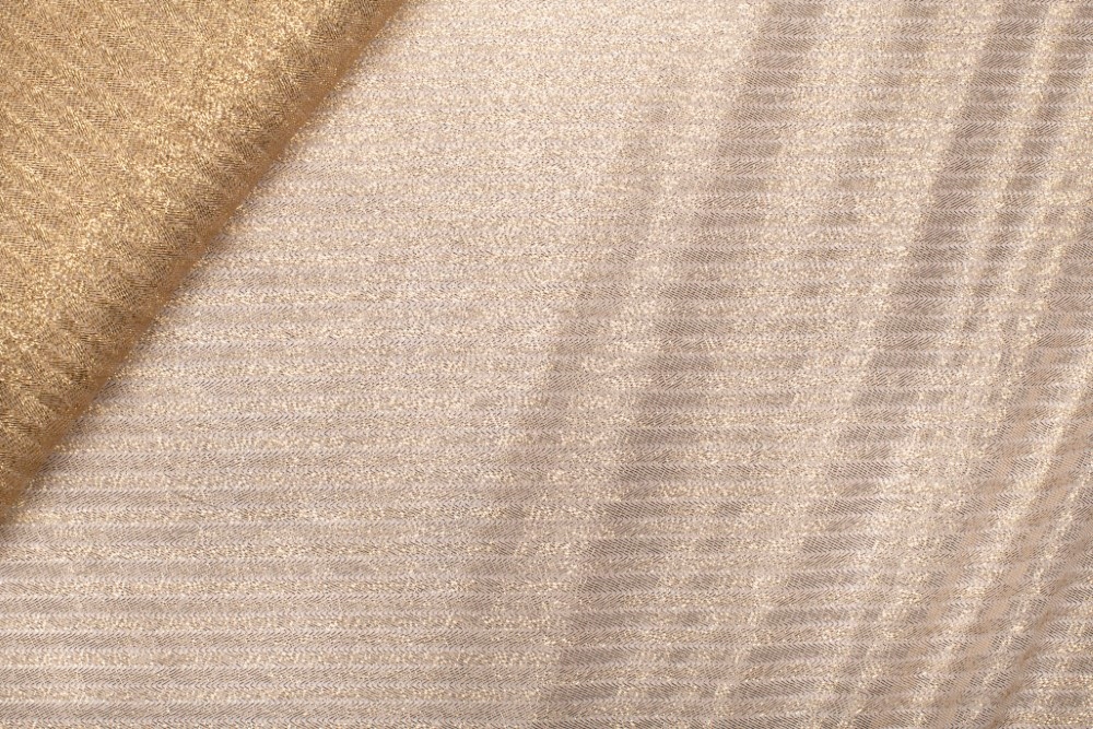 Siatka Tiul w pasy "Zebra" Złoto -1/2mb - Tkaniny "MAT" hurt-detal